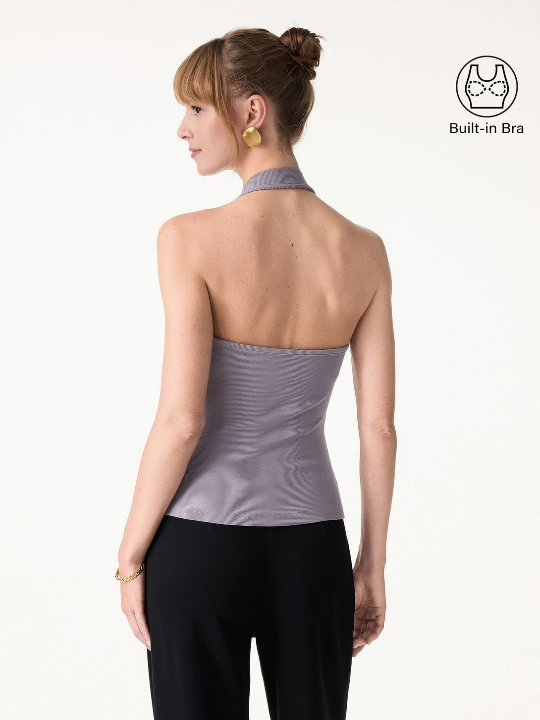 OGL Halter Neck Open Back Bra Tank – OGLmove